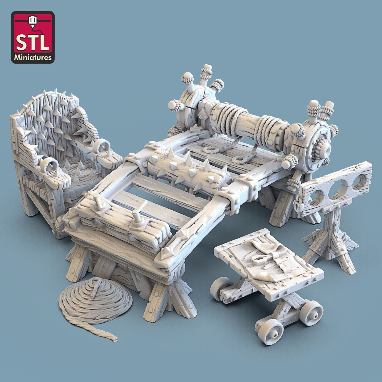 Torture Chamber/Dungeon/Stocks/Rack - Tabletop Terrain | Scatter Terra ...