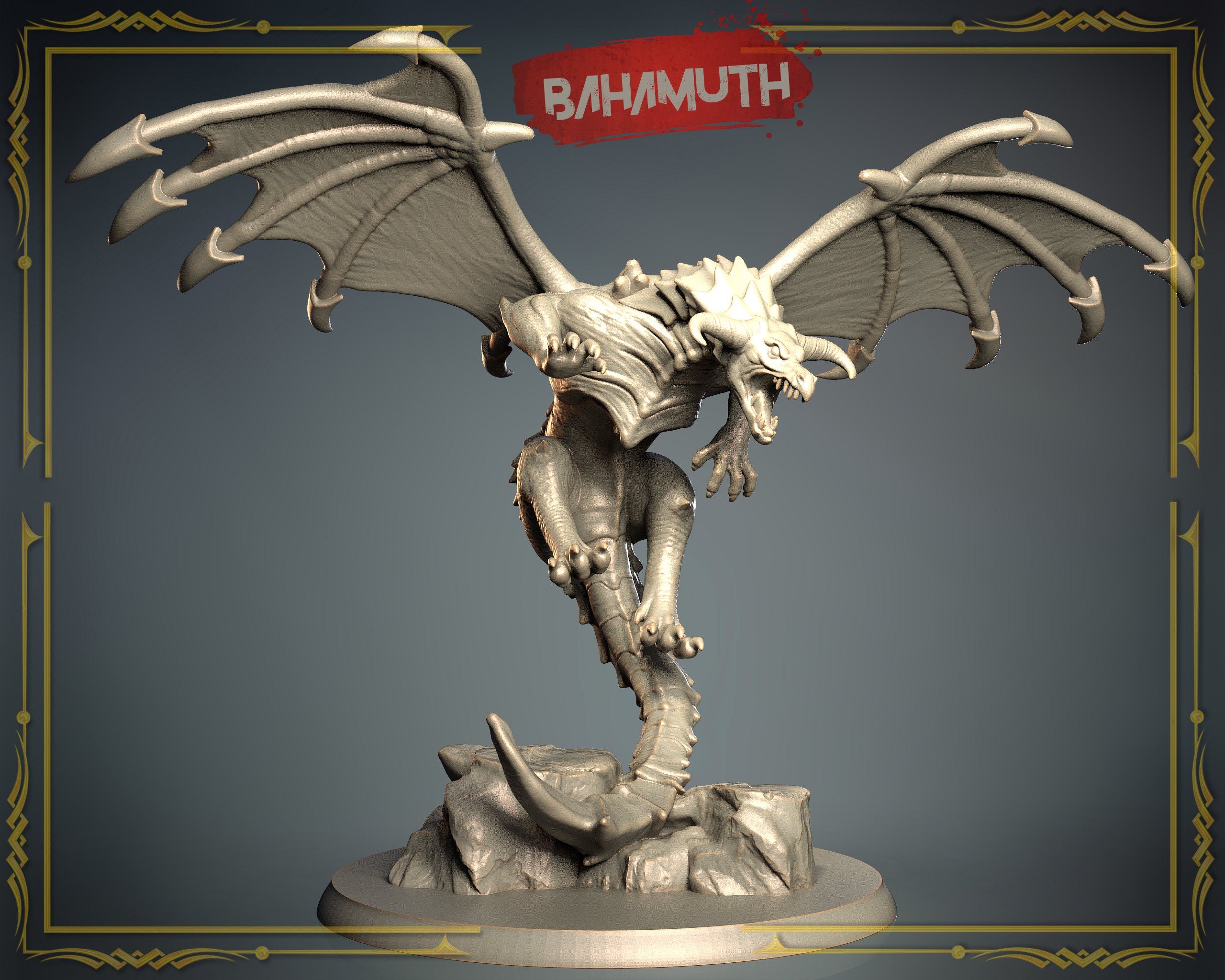 Dragon Miniature Set 1 | Dragon Menagerie | Ancient Dragon | Adult Dra ...