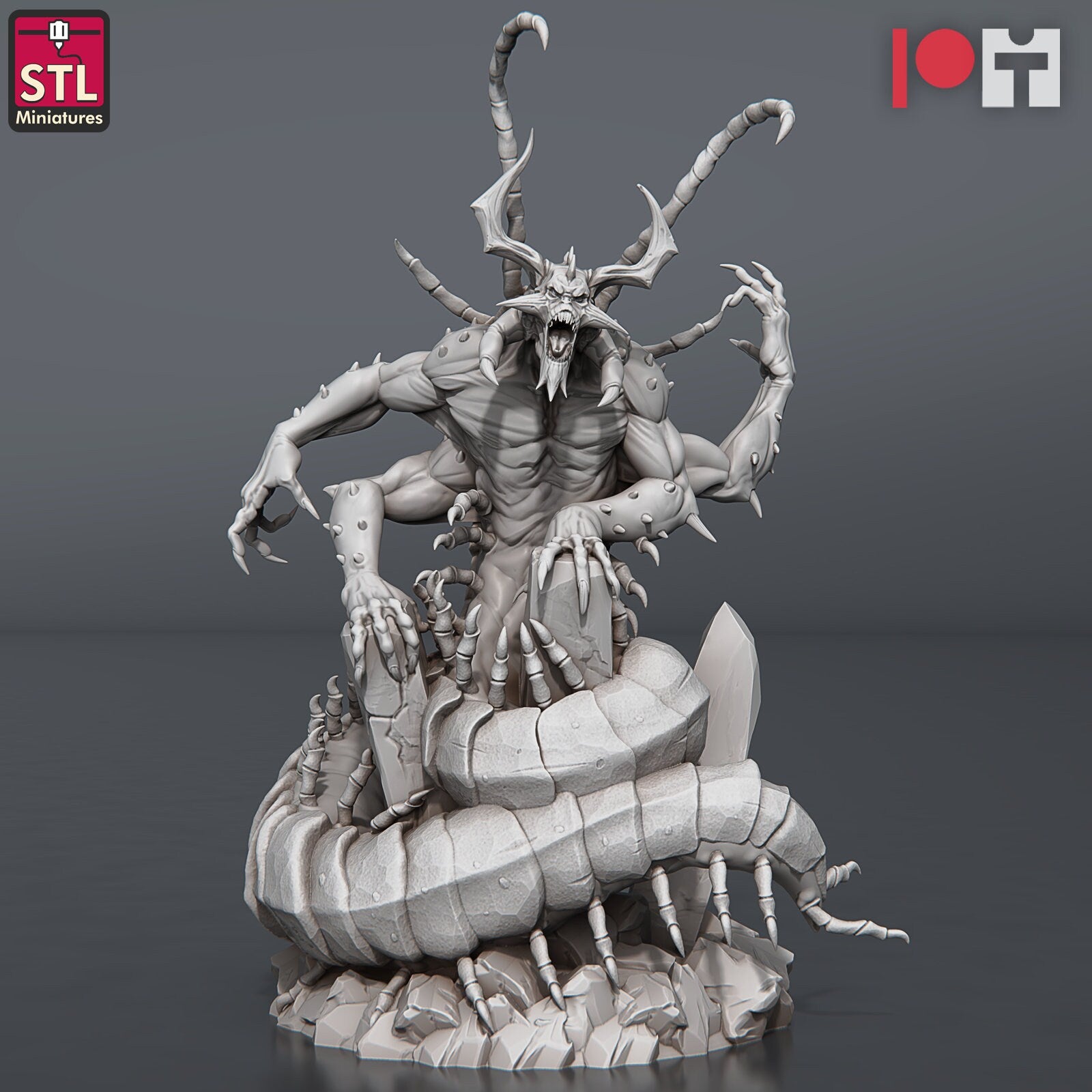 Tiszirain Scalpendra | Frostgrave | Centipede Demon | Centipede Monste ...